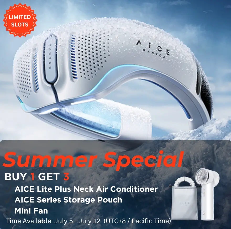 AICE LITE Neck Air Conditioner with the largest cooling plate|Top rated ...